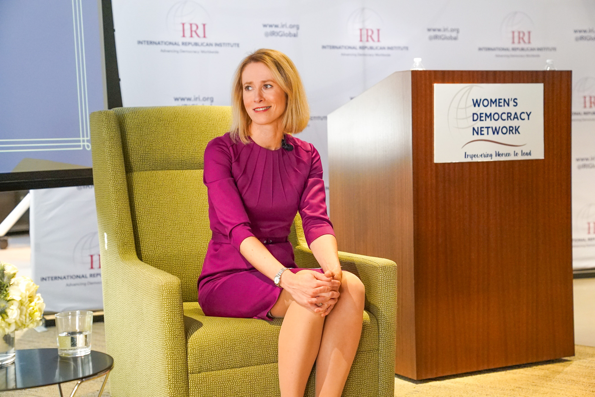 IRI Honors Estonian Prime Minister Kaja Kallas with Jeane J. Kirkpatrick Award | International ...